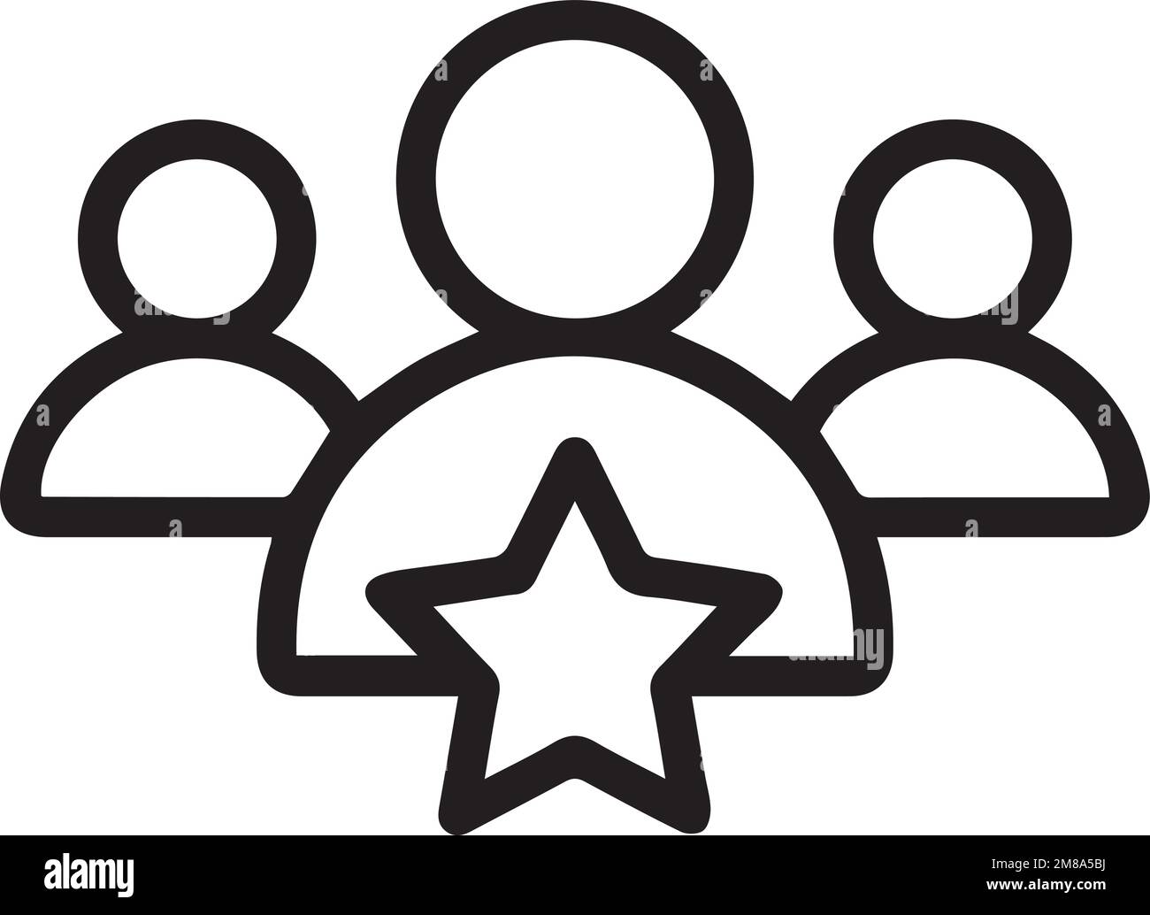 A Vector design of feedback stars and people icon for reviews on a ...