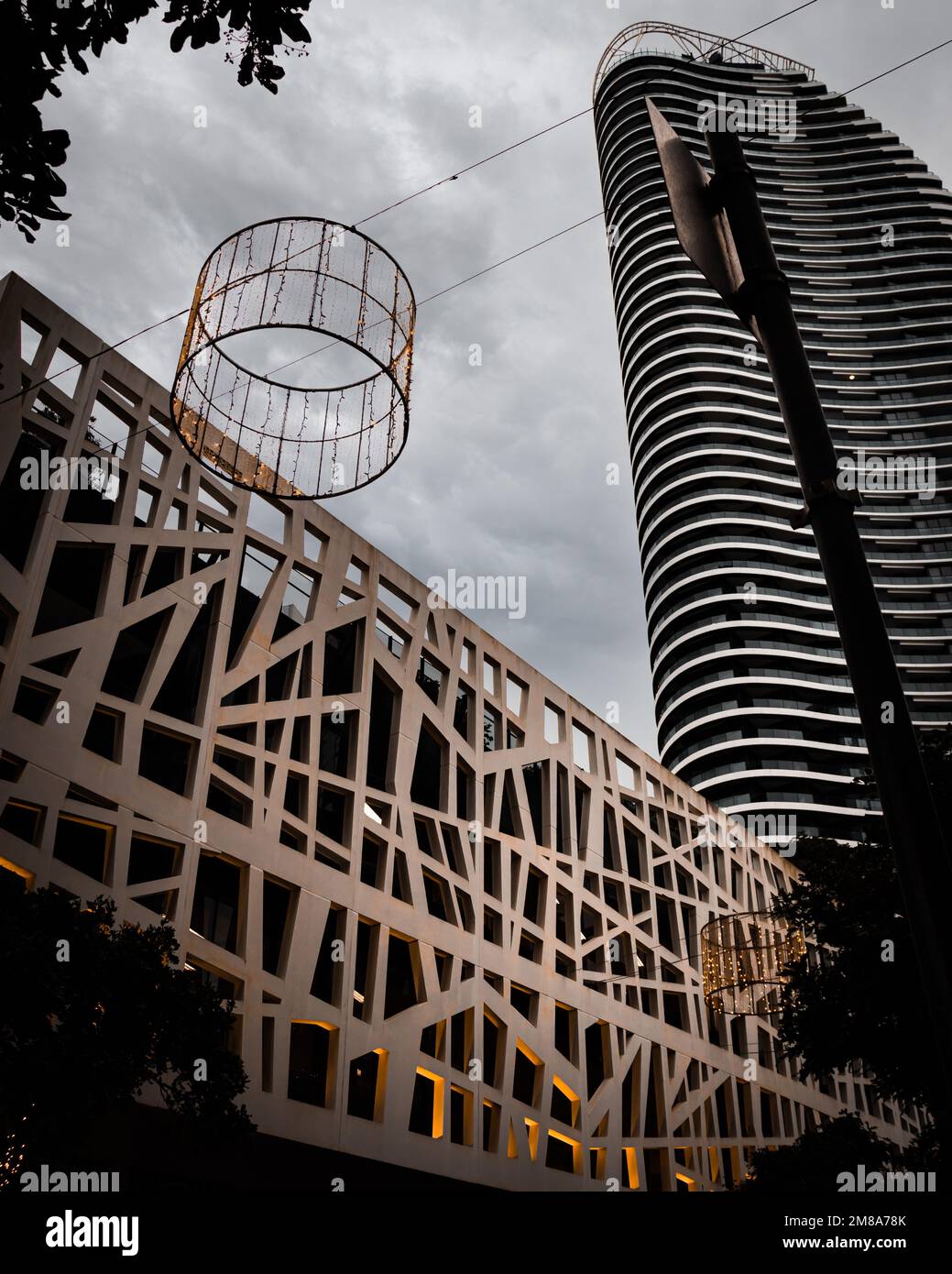 A beautiful view of modern skyscraper in Gold Coast Australia Stock ...