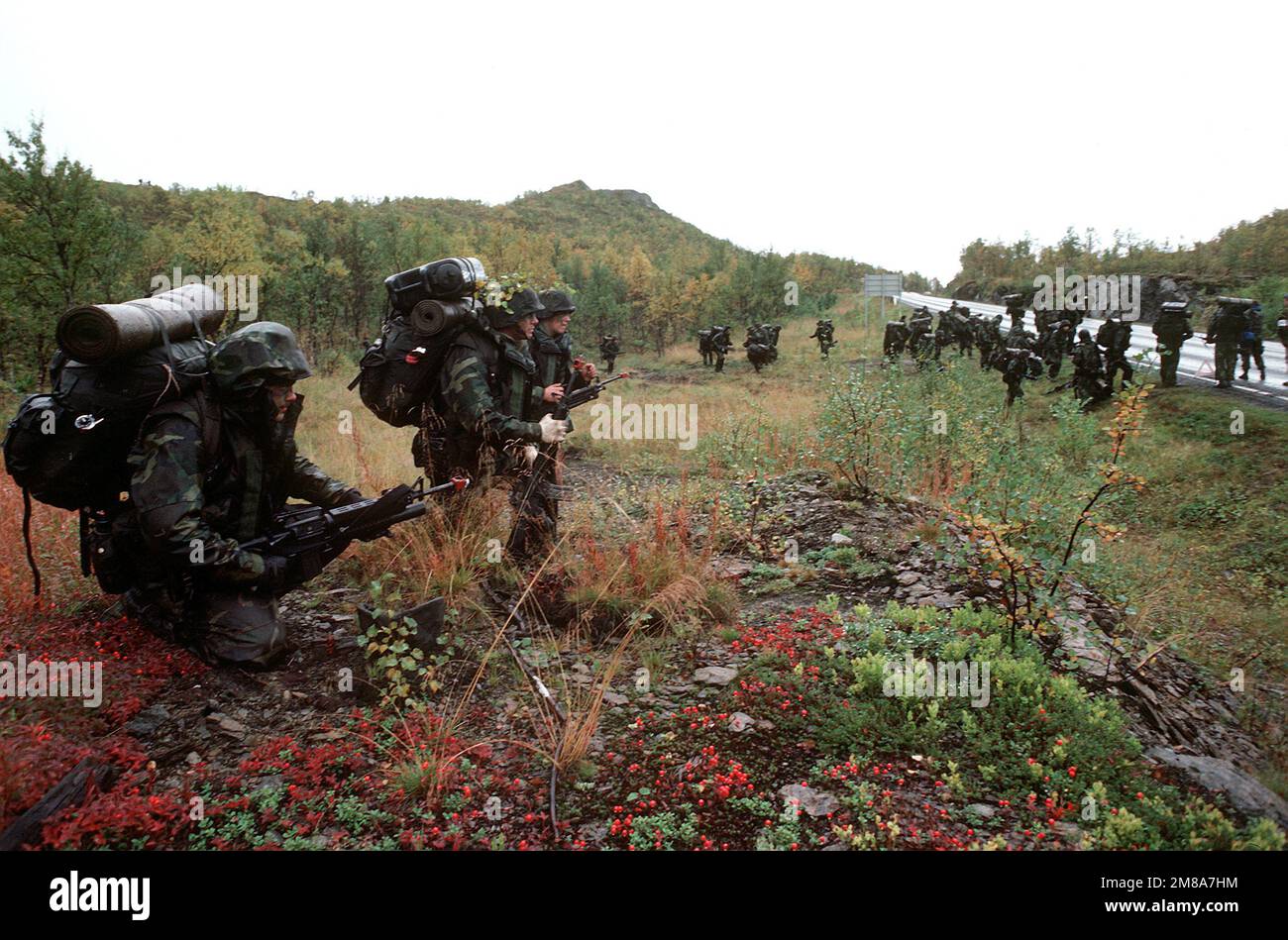 PFC. Troy Samson, CPL. Colin Ward and Lance CPL. Joe Barrett, Co. A ...