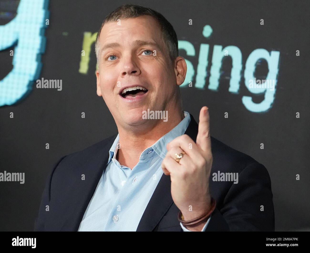 Los Angeles, CA. January 12, 2023. Tim Griffin arrives at the MISSING ...