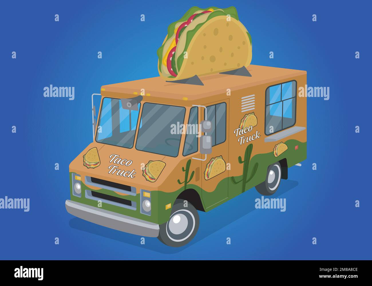 Order food on app Stock Vector Images - Alamy