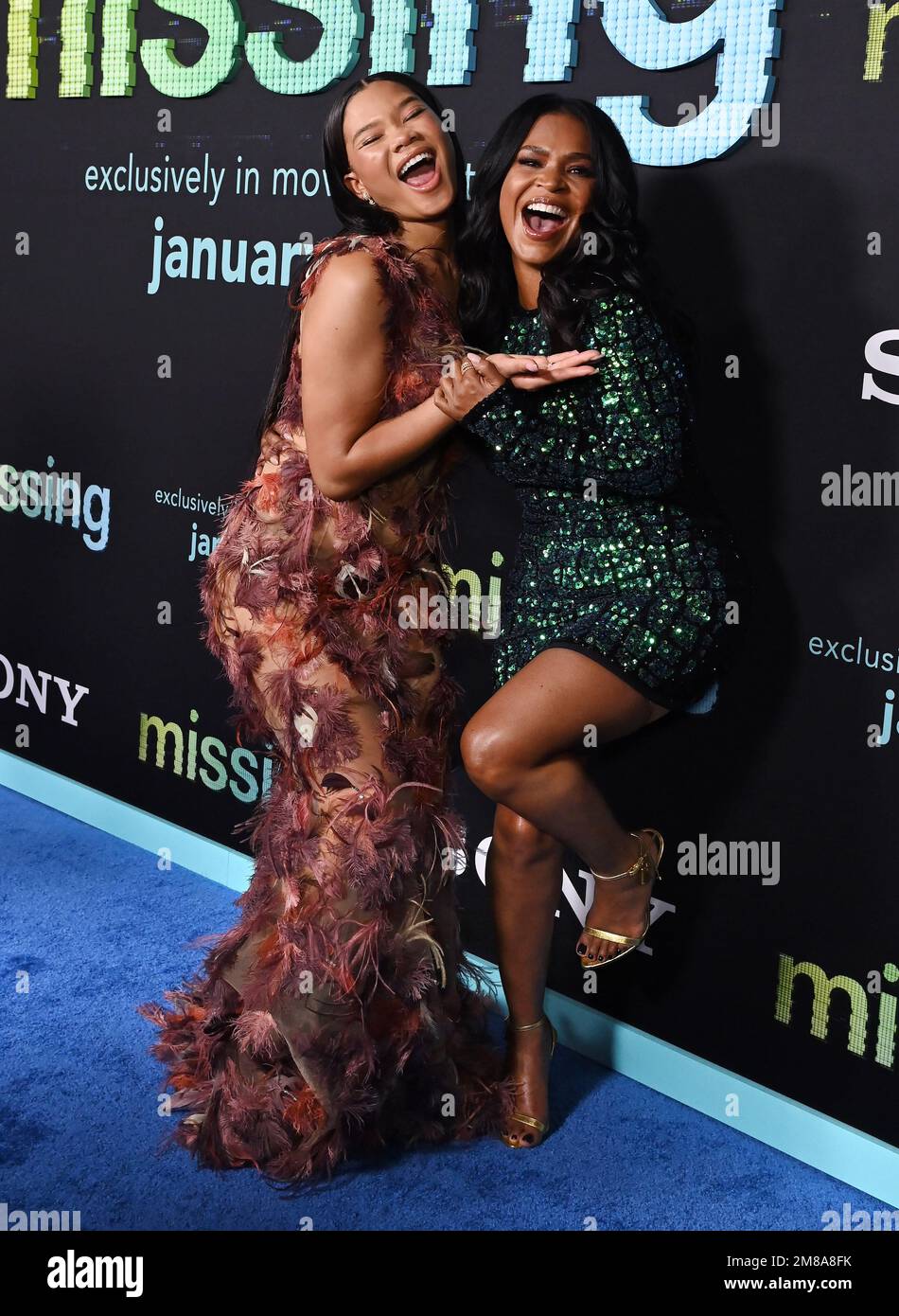 Los Angeles, Ca. 12/01/2023, Storm Reid and Nia Peeples arriving to the ...
