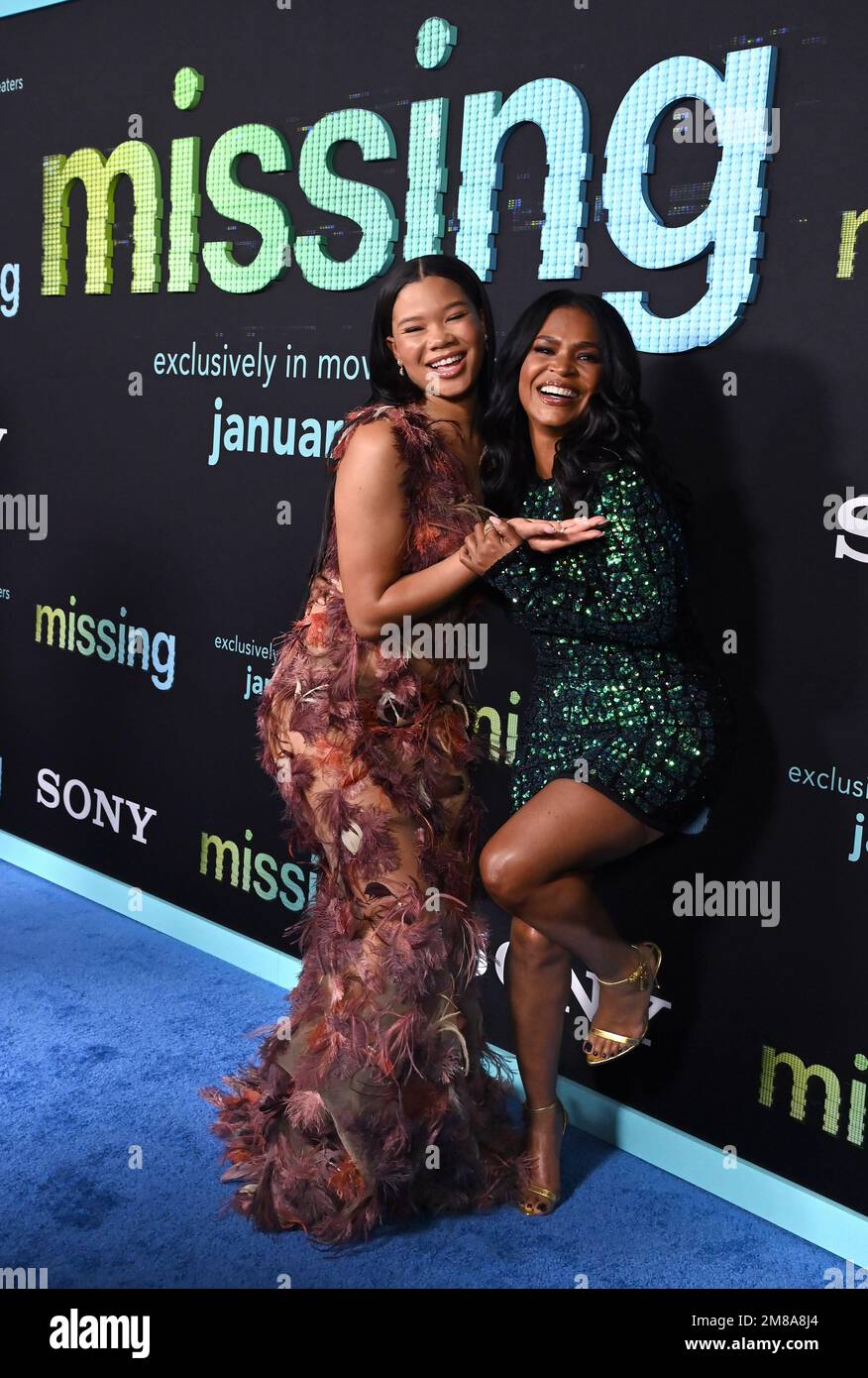 Los Angeles, Ca. 12/01/2023, Storm Reid and Nia Peeples arriving to the ...