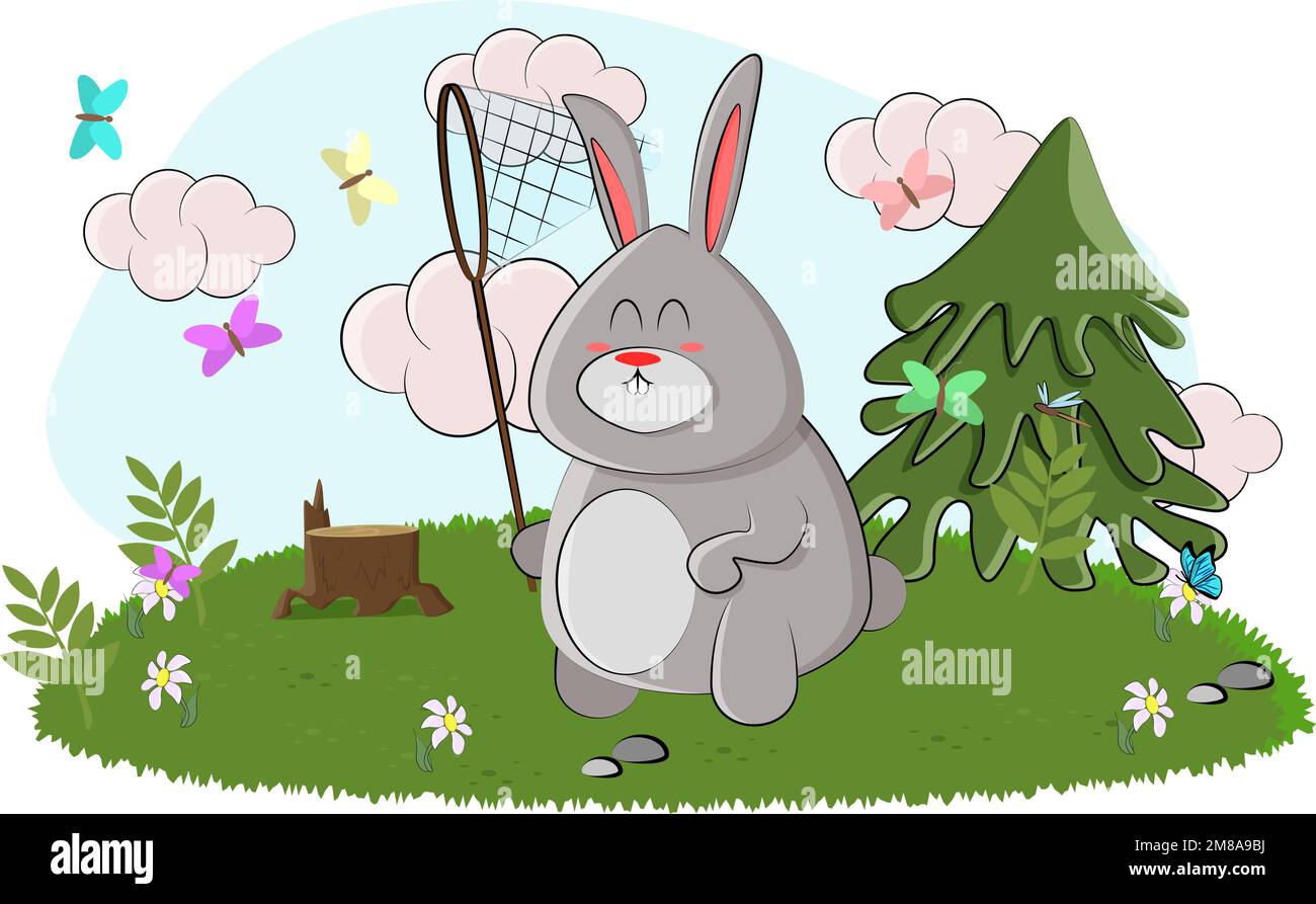 Rabbit catching hi-res stock photography and images - Alamy