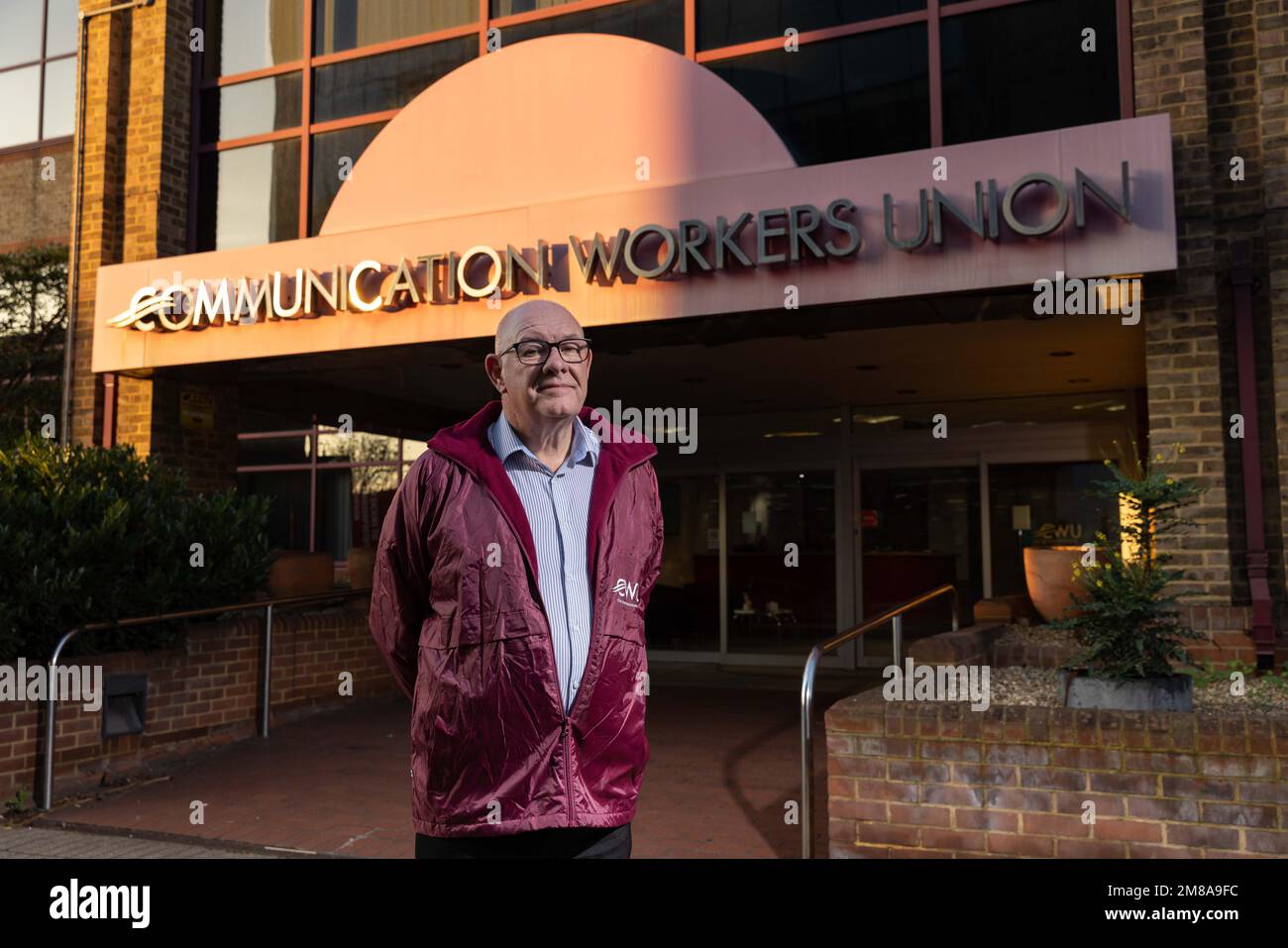 Dave ward general secretary of cwu communication workers union hi-res ...