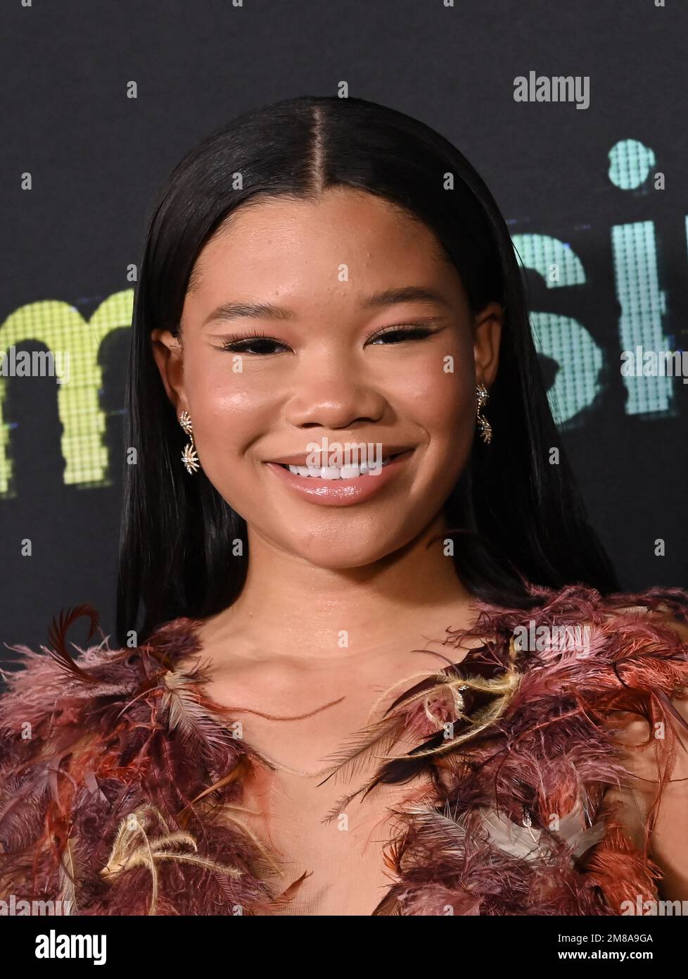 Los Angeles, Ca. 12/01/2023, Storm Reid arriving to the Los Angeles ...