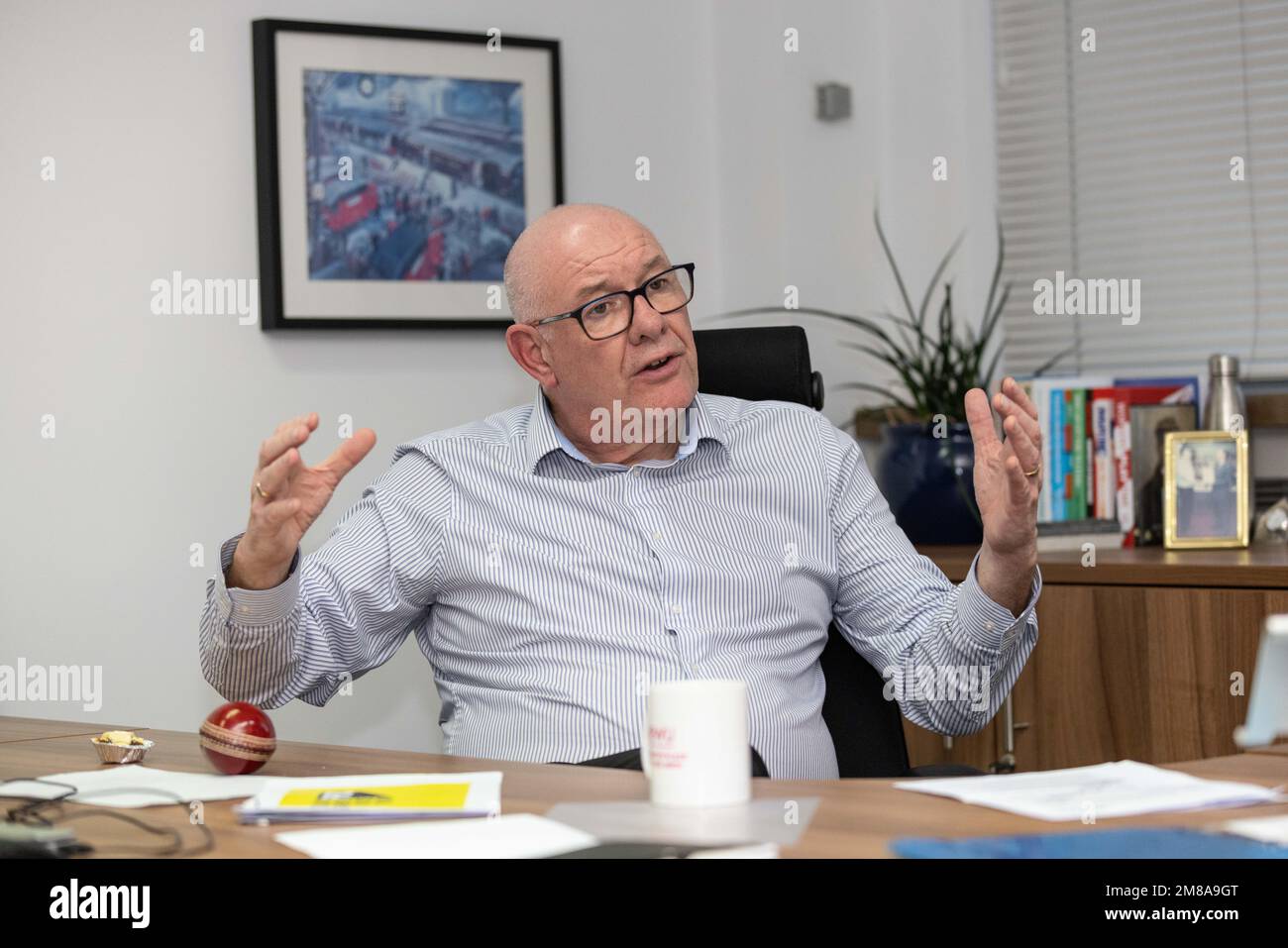 Dave Ward, General Secretary of Communication Workers Union (CWU). 30th ...