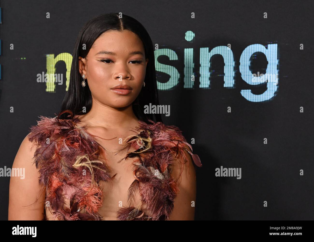 Los Angeles, Ca. 12/01/2023, Storm Reid arriving to the Los Angeles ...