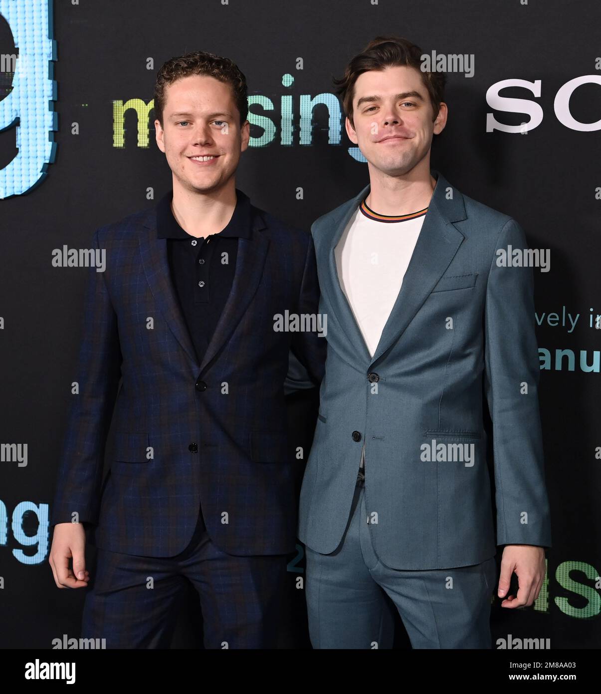 Los Angeles, Ca. 12/01/2023, Will Merrick and Nicholas D. Johnson ...