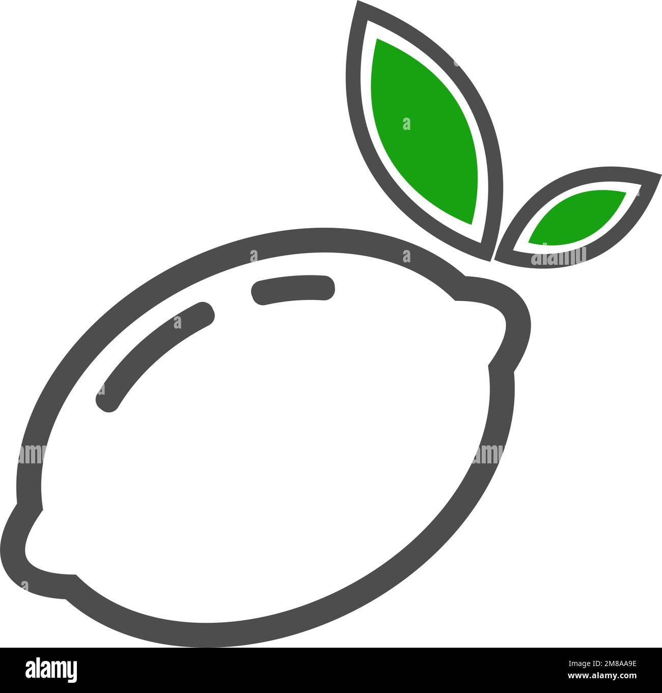 Lemon icon logo design illustration Stock Vector Image & Art - Alamy