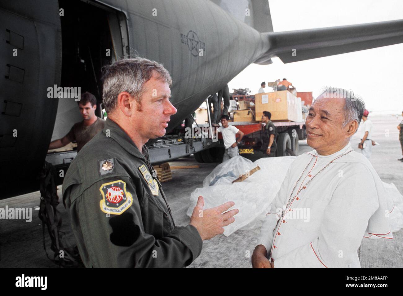 MAJ W.E. Garrett, pilot and team leader of the West Virginia Air ...