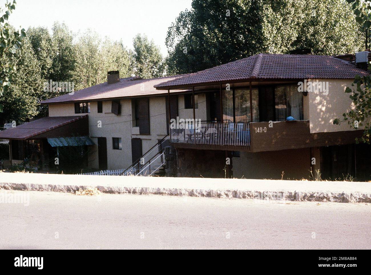 A view of Quarters 149 in base housing following its renovation. Base ...