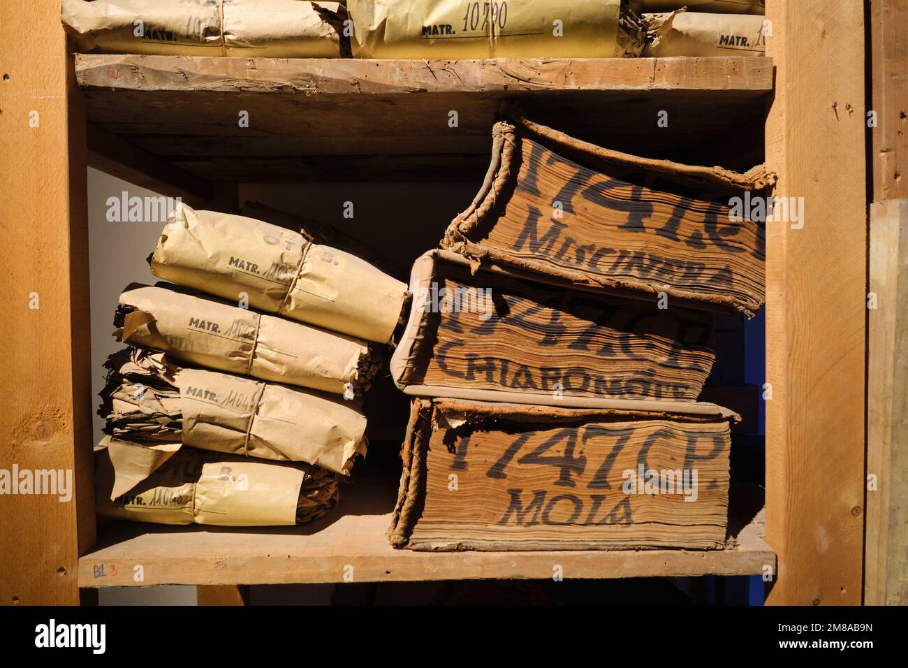 Museo dellarchivio storico del banco di napoli hi-res stock photography ...