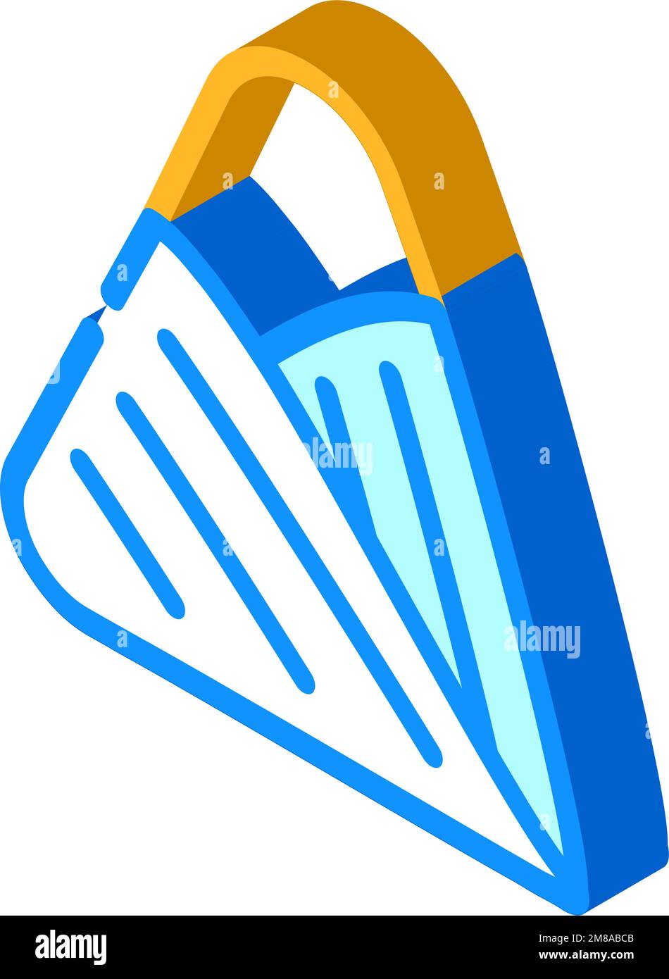 triangular bandage first aid isometric icon vector illustration Stock ...