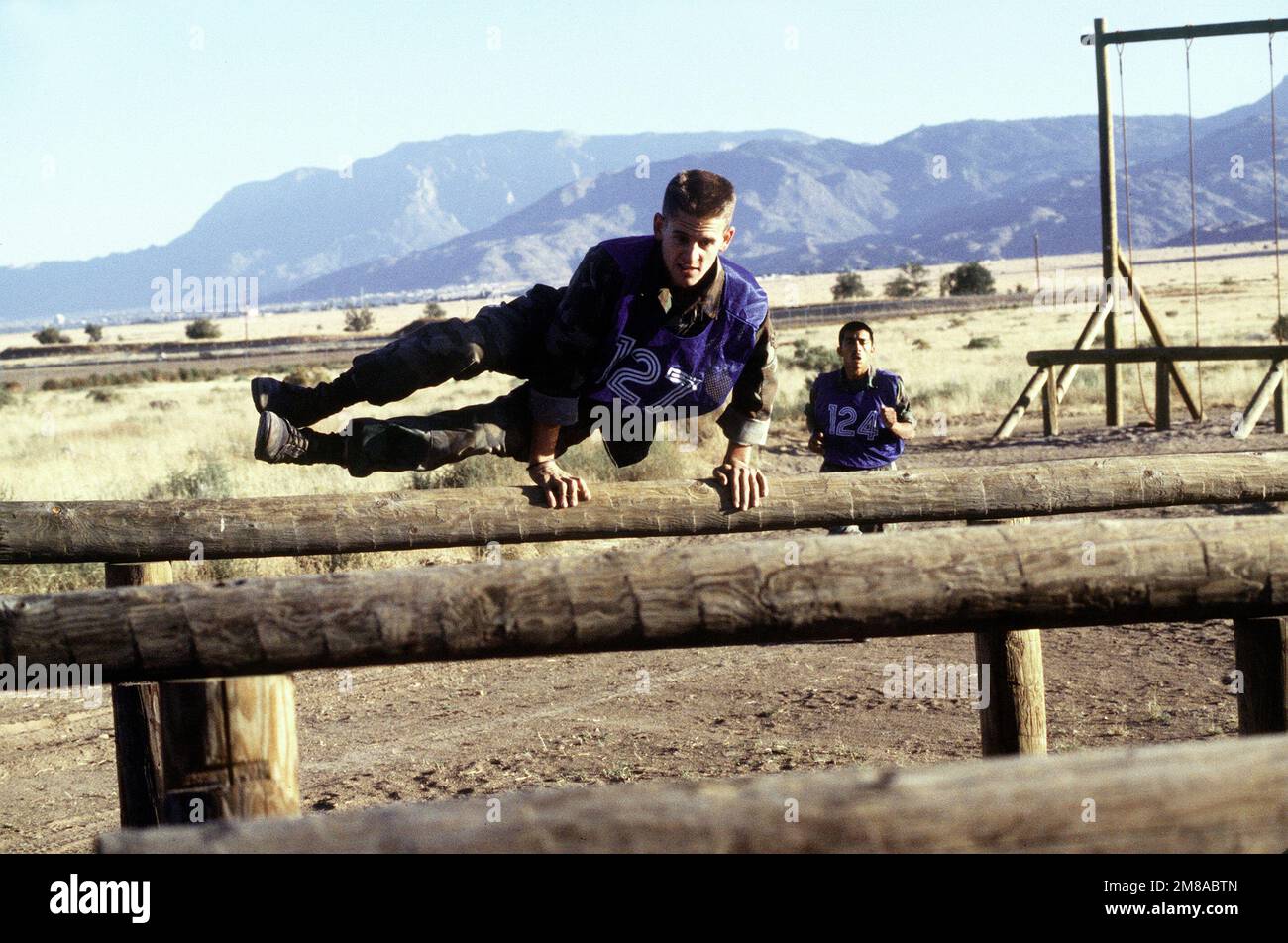AIRMAN 1ST Class John Fulton participates in a physical fitness ...