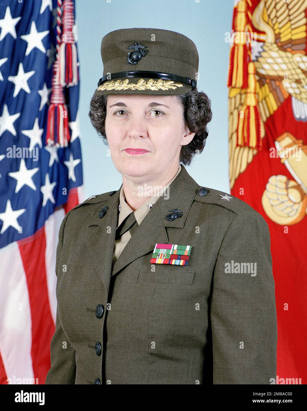 Brigadier General Gail M. Reals, USMC (covered). Country: Unknown Stock ...