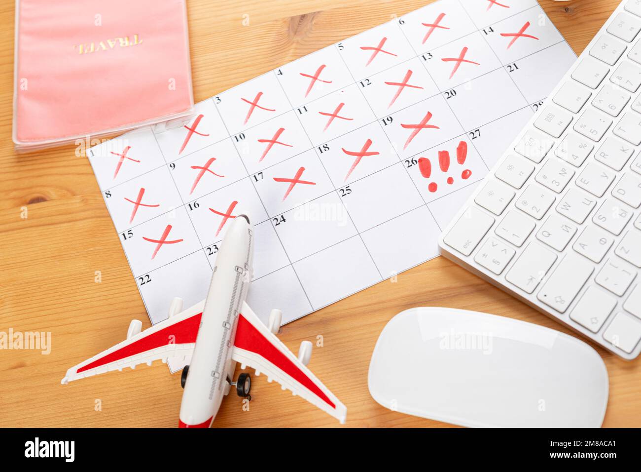 Calendar and reminders for business trip, travel and vacation. planner ...