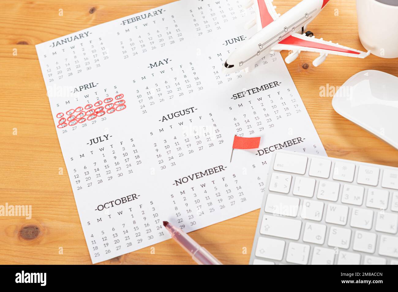 Calendar and reminders for business trip, travel and vacation. planner ...