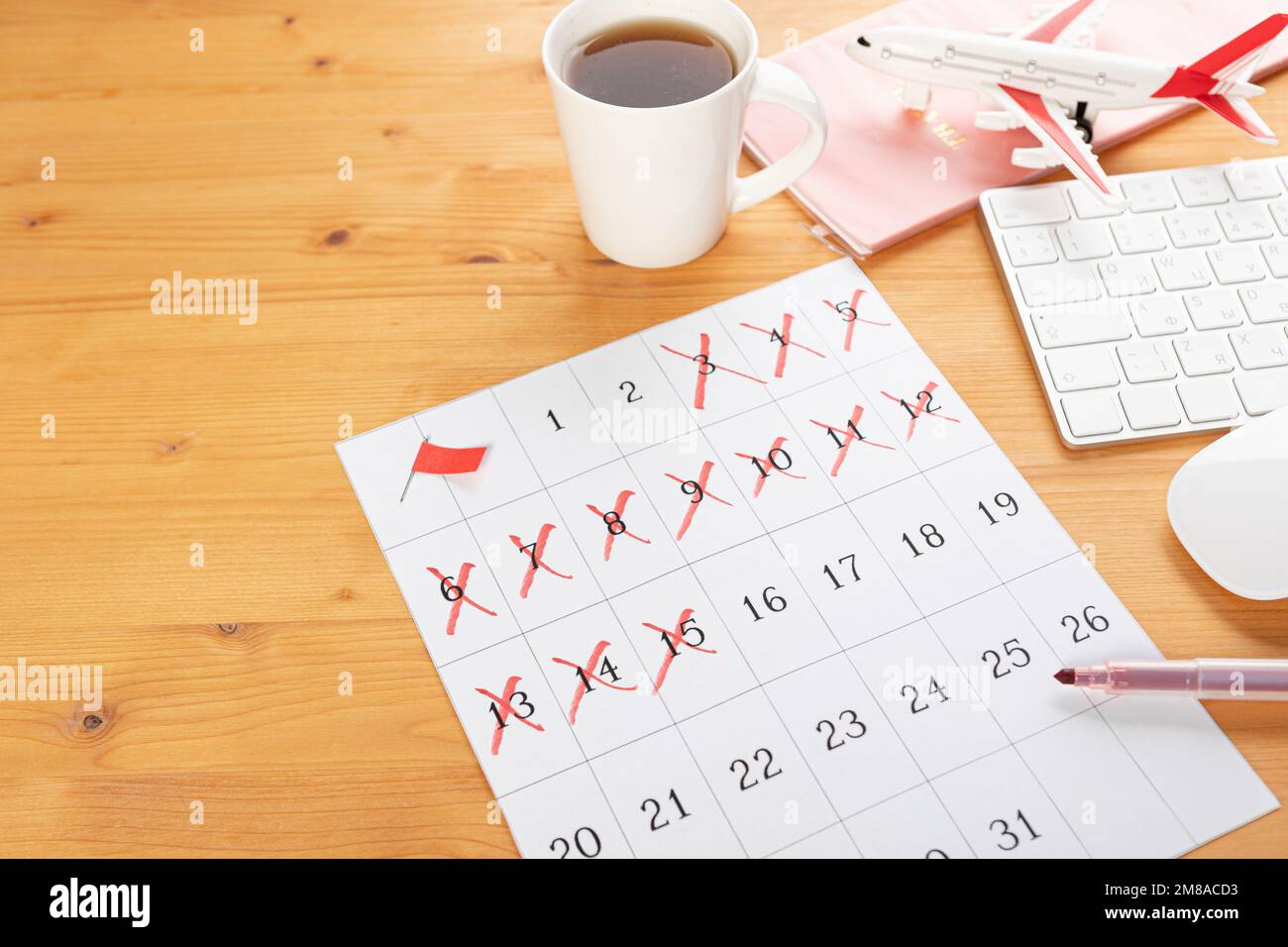 Calendar and reminders for business trip, travel and vacation. planner ...