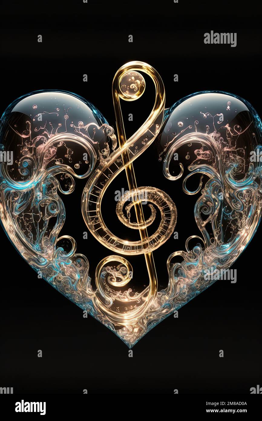 Treble clef music Stock Photo - Alamy