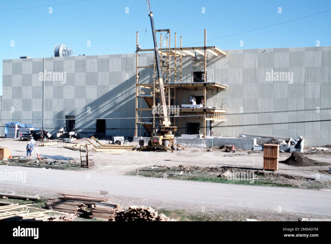 A view of Building 500, the Consolidated Headquarters Building, under ...