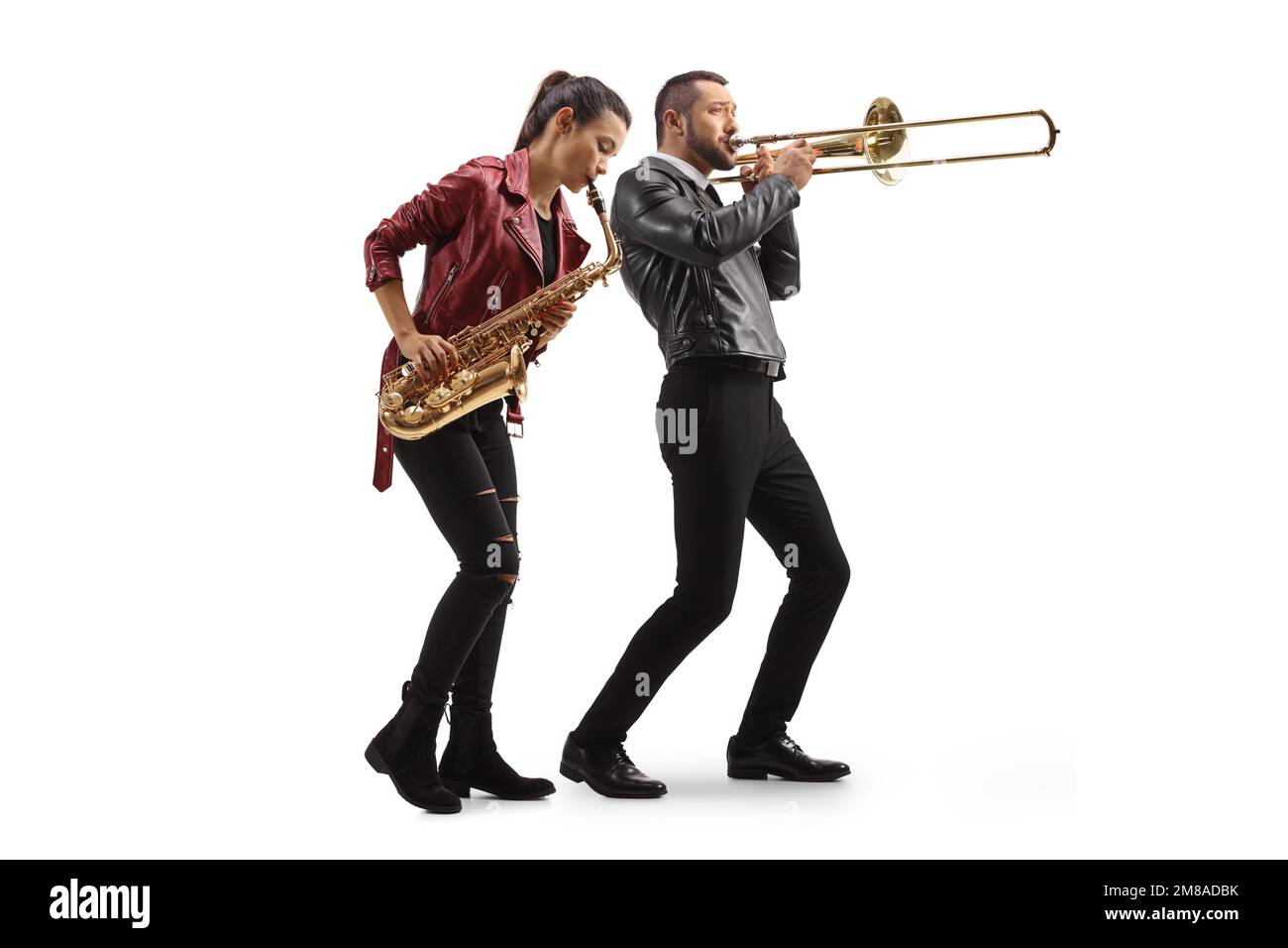 Young female saxophone player Cut Out Stock Images & Pictures - Alamy