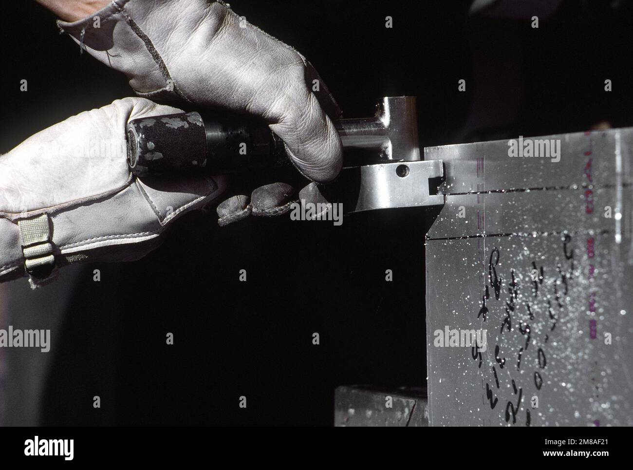 Aircraft battle damage repair hi-res stock photography and images - Alamy