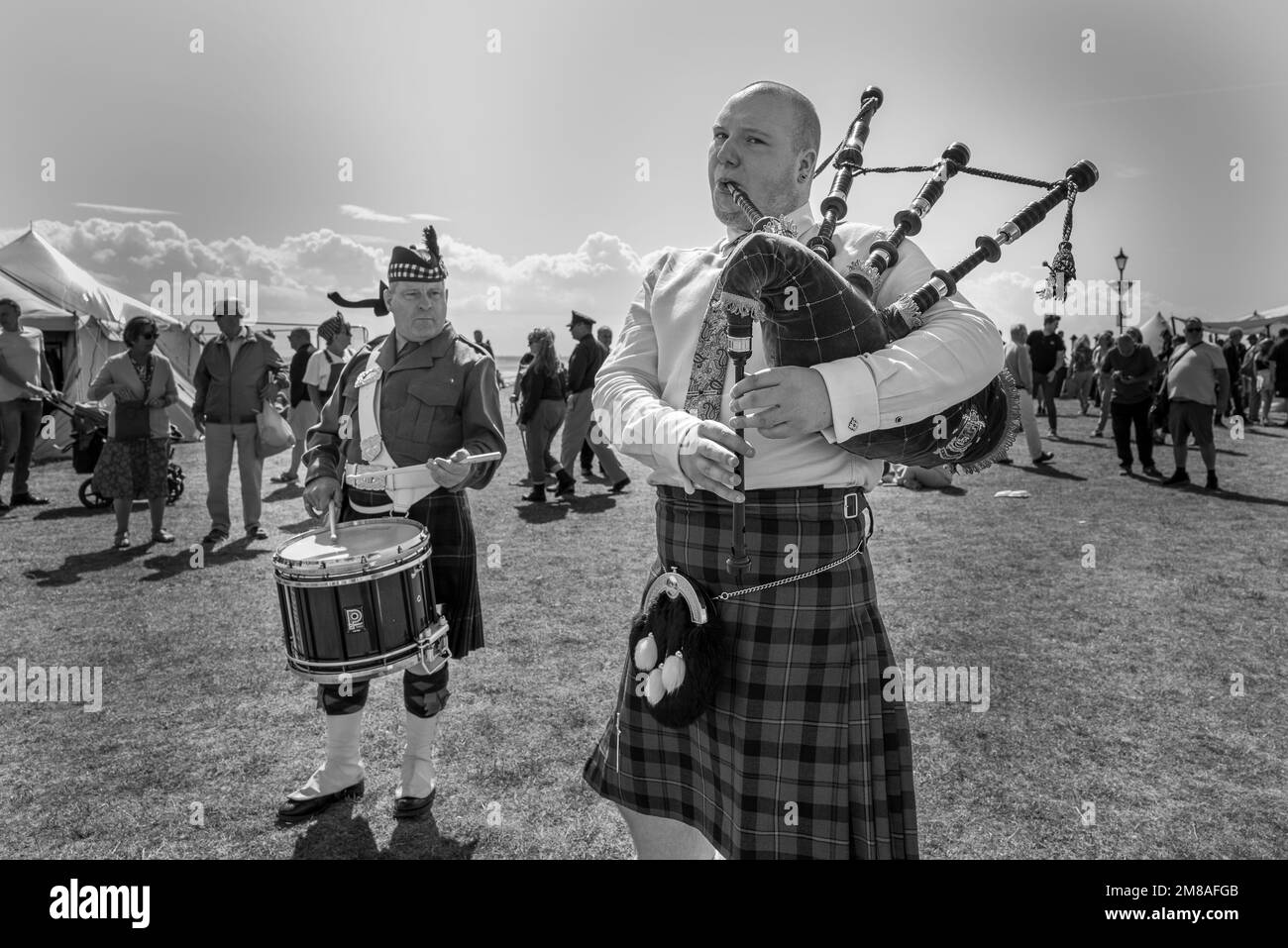 Lytham 1940s wartime weekend 2022 Black and White Stock Photos & Images ...