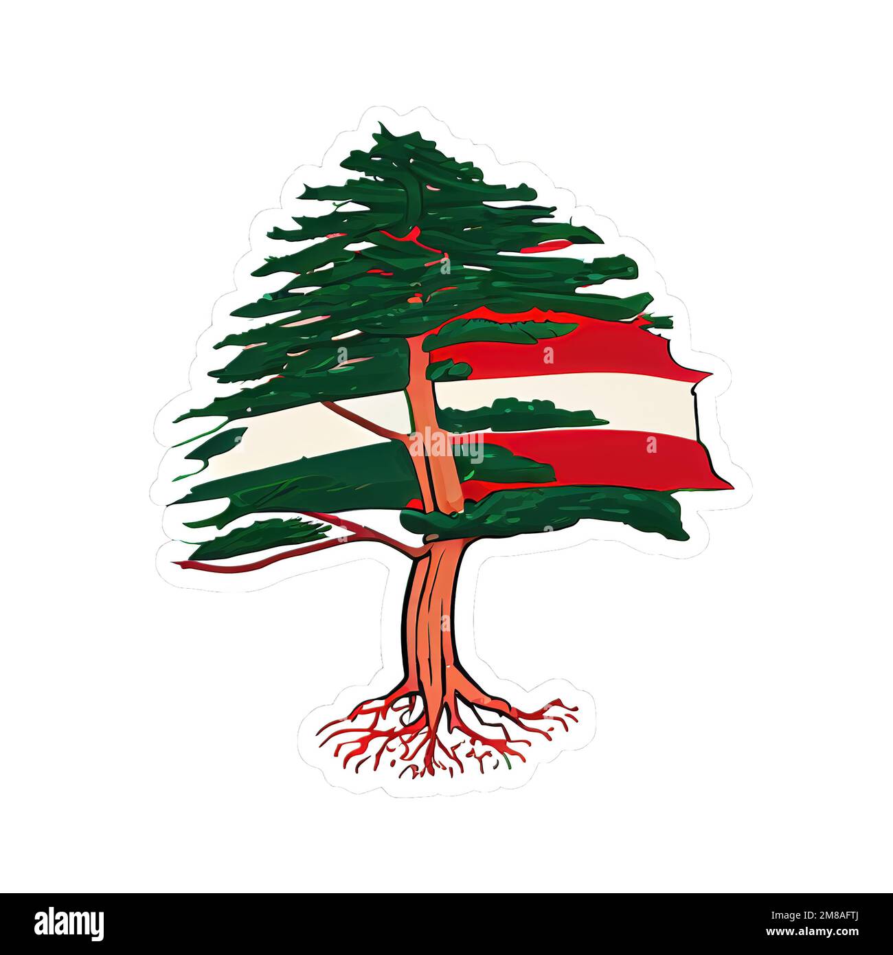 Lebanon cedar tree Cut Out Stock Images & Pictures - Alamy