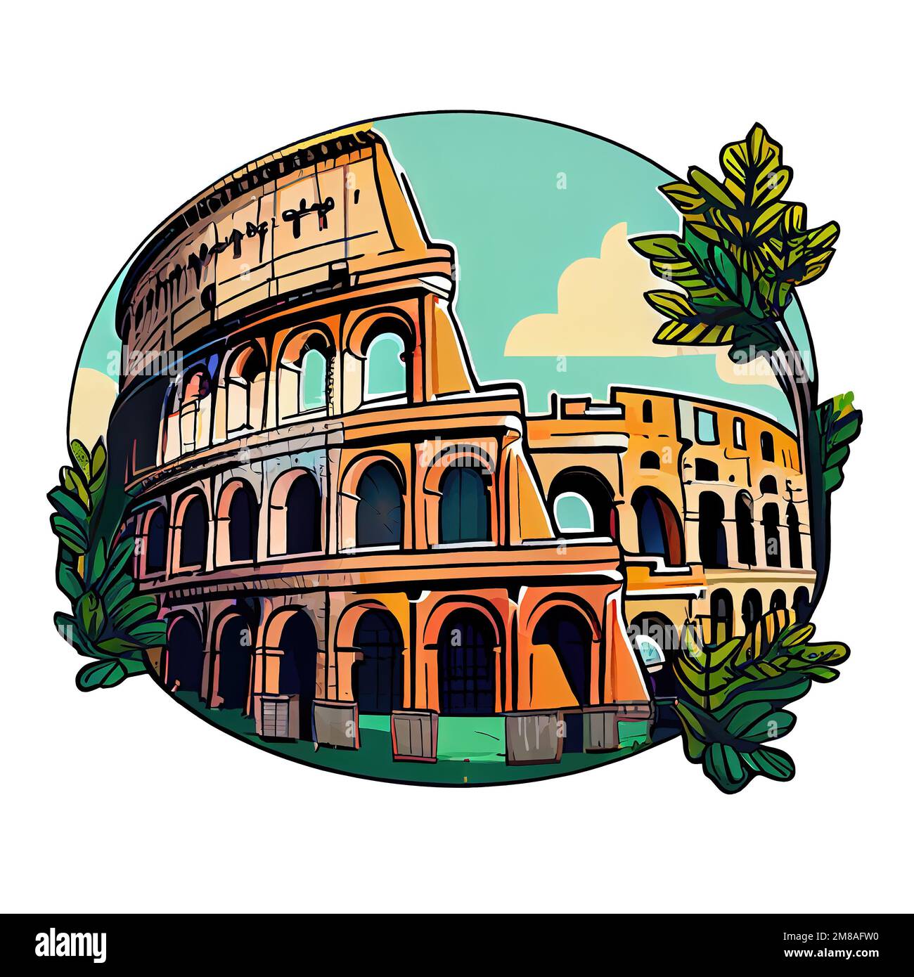 Leaning tower of pisa clipart hi-res stock photography and images - Alamy