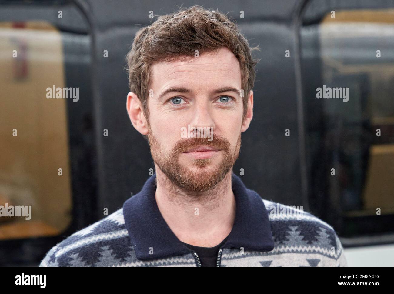 Hamburg, Germany. 11th Jan, 2023. Harry Treadaway, actor, stands on a ...