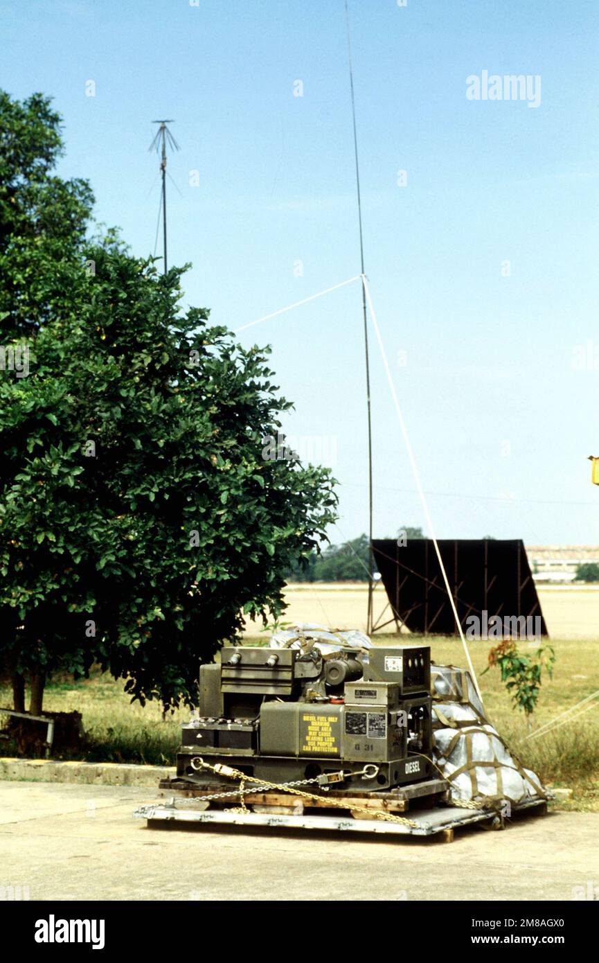 A view of the Military Airlift Command Airlift Control Element's high ...