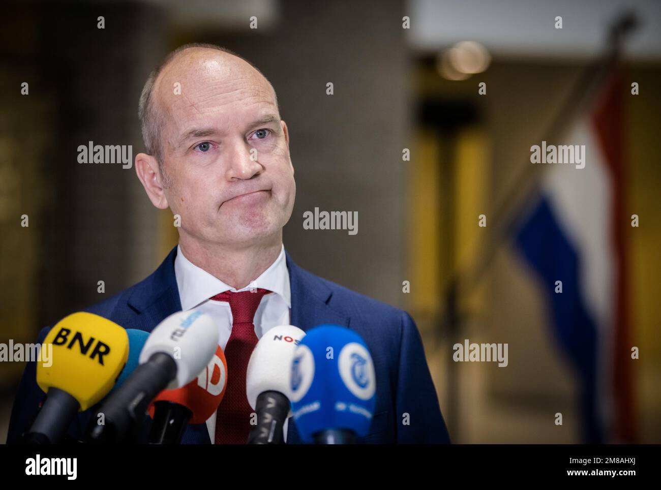 THE HAGUE - Netherlands, 13/01/2023, THE HAGUE - Party leader Gert-Jan ...