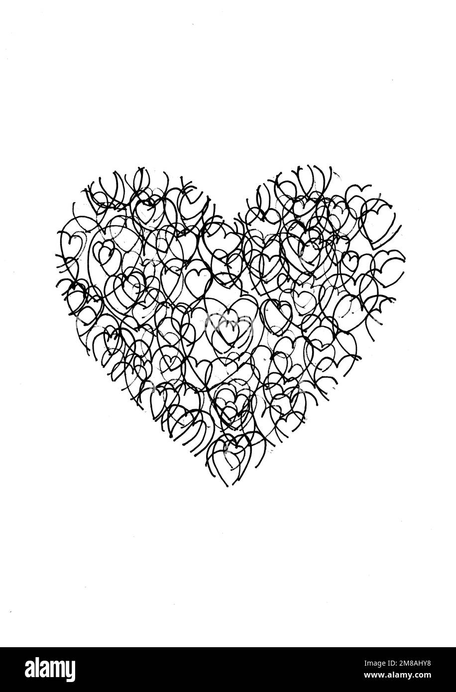 Red white blue heart Black and White Stock Photos & Images - Alamy