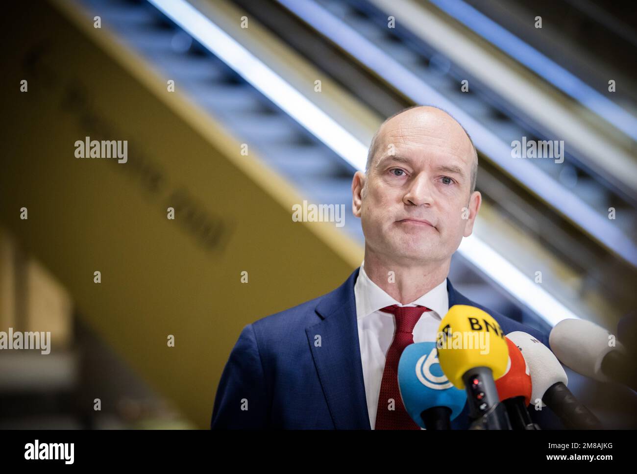 THE HAGUE - Netherlands, 13/01/2023, THE HAGUE - Party leader Gert-Jan ...