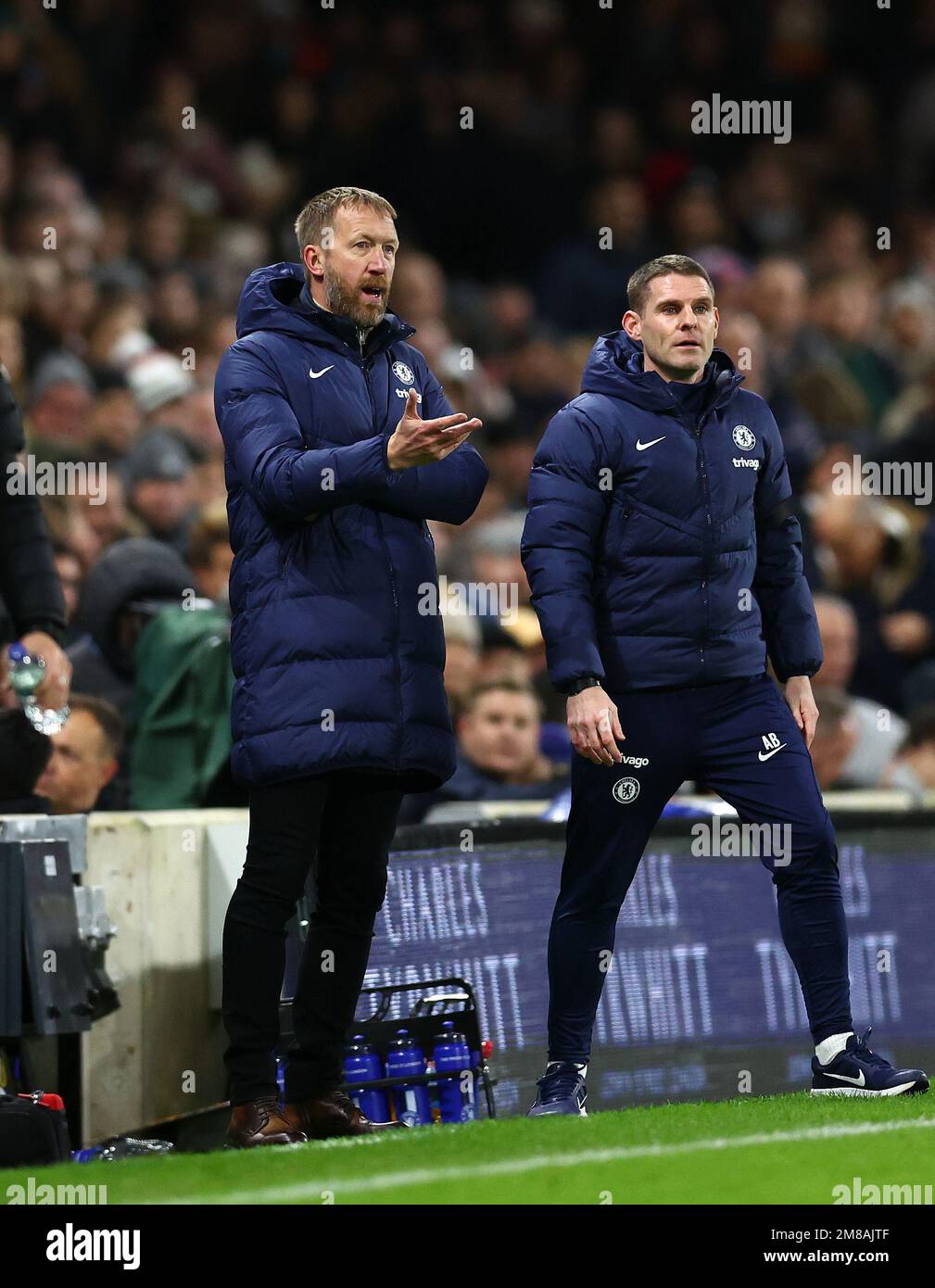 London, England, 12th January 2023. Graham Potter manager of Chelsea ...