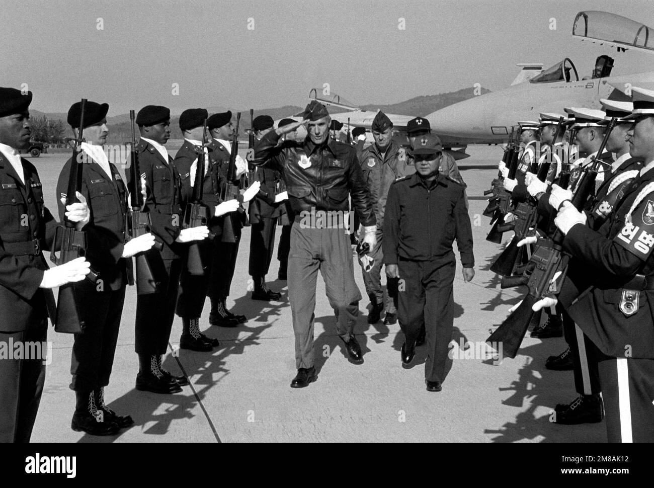 GEN Merrill A. McPeak, center left, commander in chief, Pacific Air ...