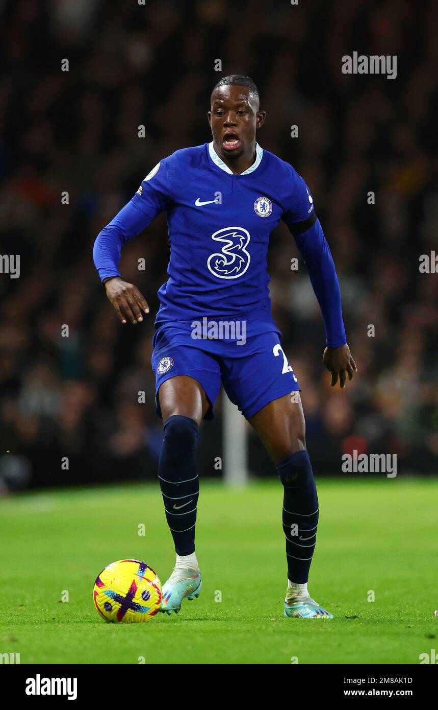 London, England, 12th January 2023. Denis Zakaria of Chelsea during the ...