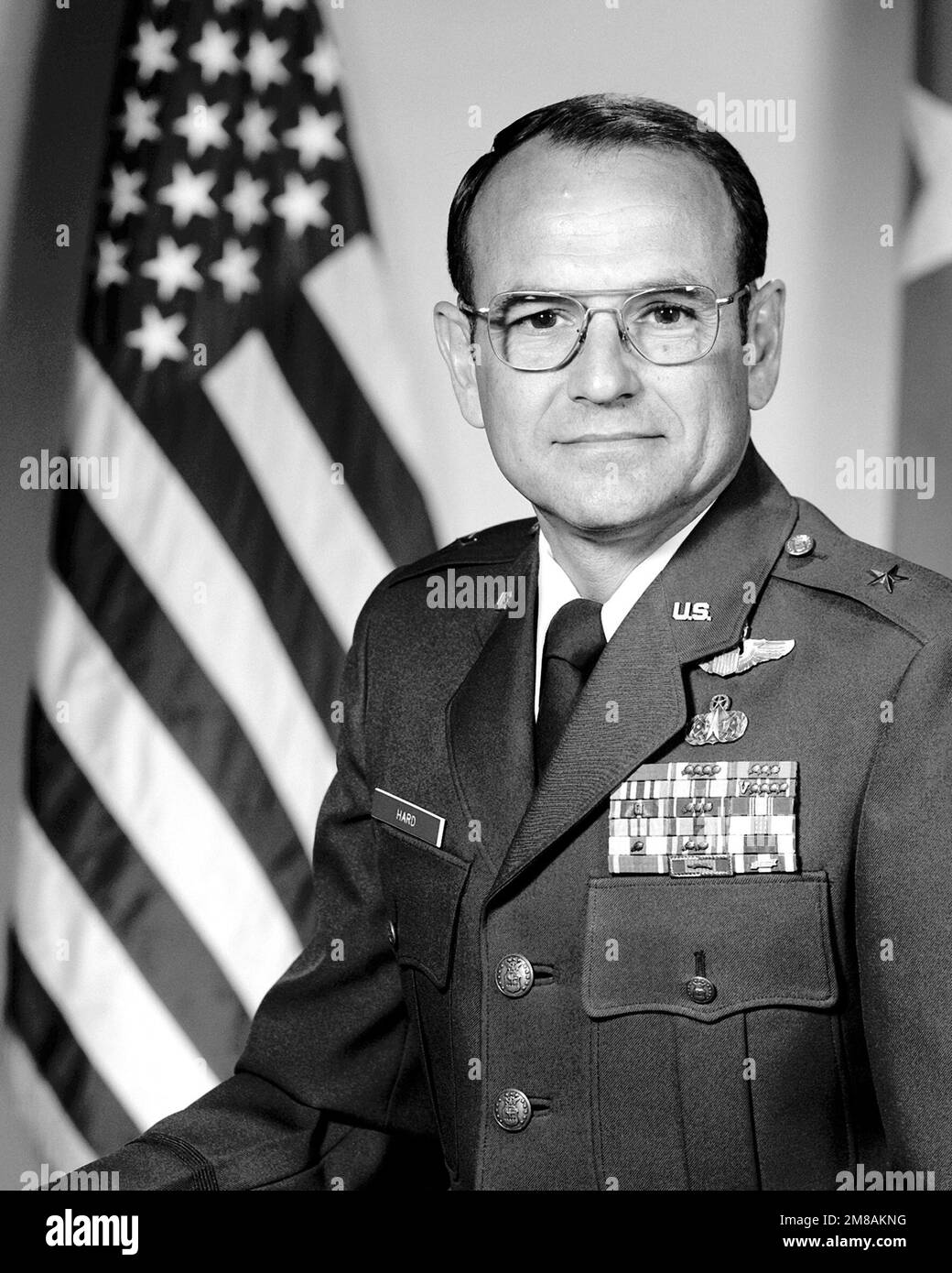 BGEN Donald G. Hard, USAF (uncovered). Country: Unknown Stock Photo - Alamy