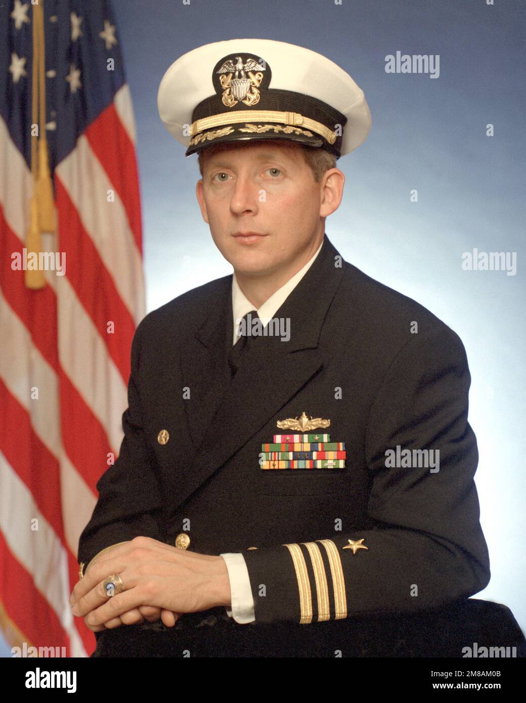 CDR Garry Holstrom, USN(covered). Country: Unknown Stock Photo - Alamy