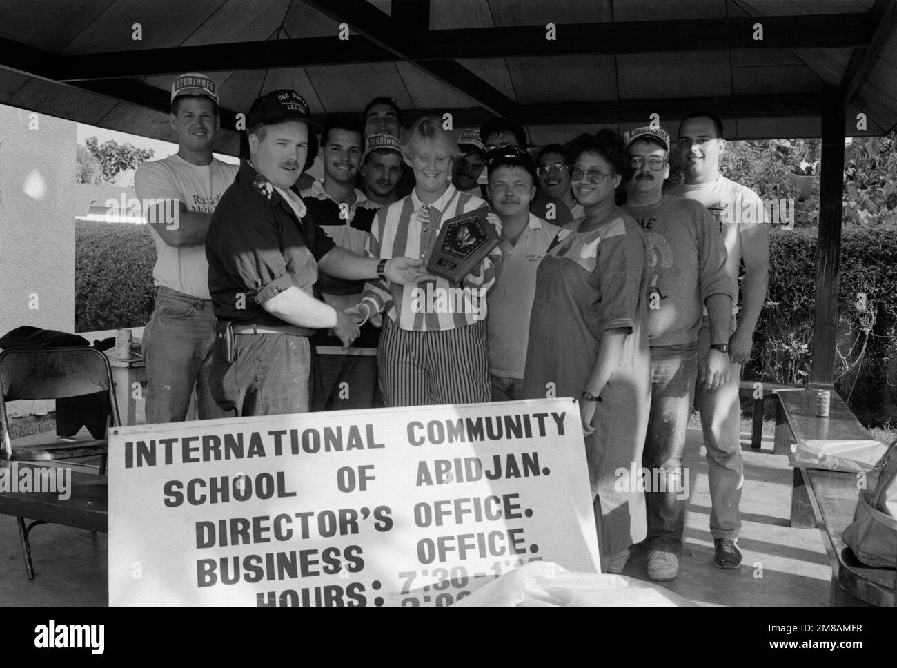 DN-SN-89-02453. Base: Abidjan Country: Cote D' Ivoire (CIV Stock Photo ...