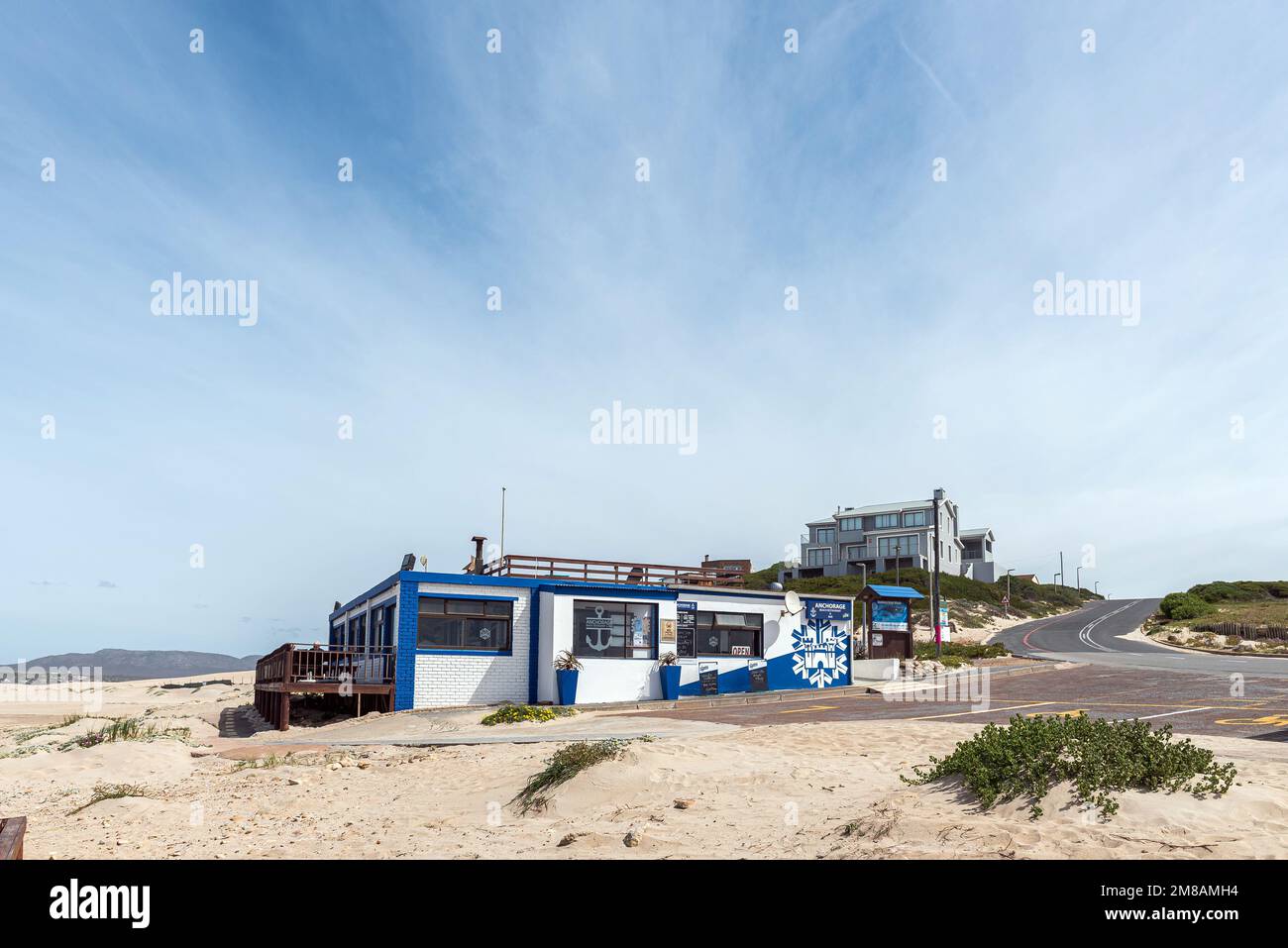 Witsand, South Africa - Sep 24, 2022: The Anchorage Beach Restaurant in ...