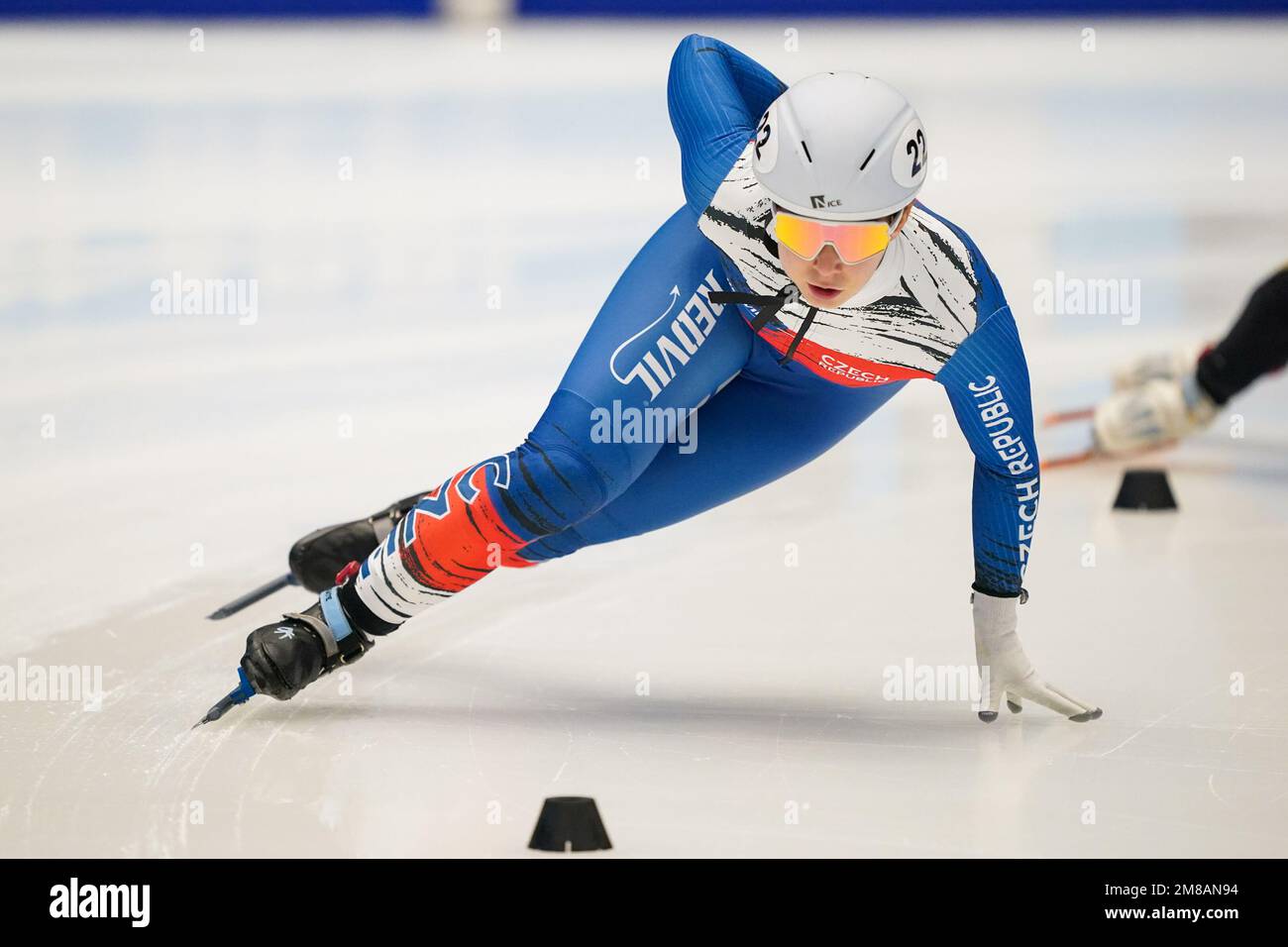GDANSK, POLAND - JANUARY 13: Petra Vankova of Czech Republic competing ...