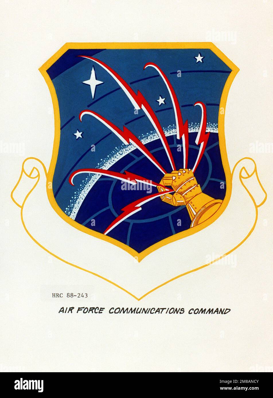 Approved insignia for: Air Force Communications Command. Country ...