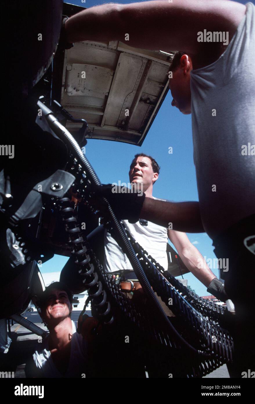Weapons crew members from the 178th Tactical Fighter Group, Ohio Air ...