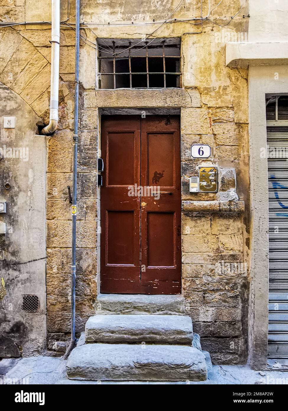 Picturesque Via del Corno street, where Italian writer Vasco Pratolini ...