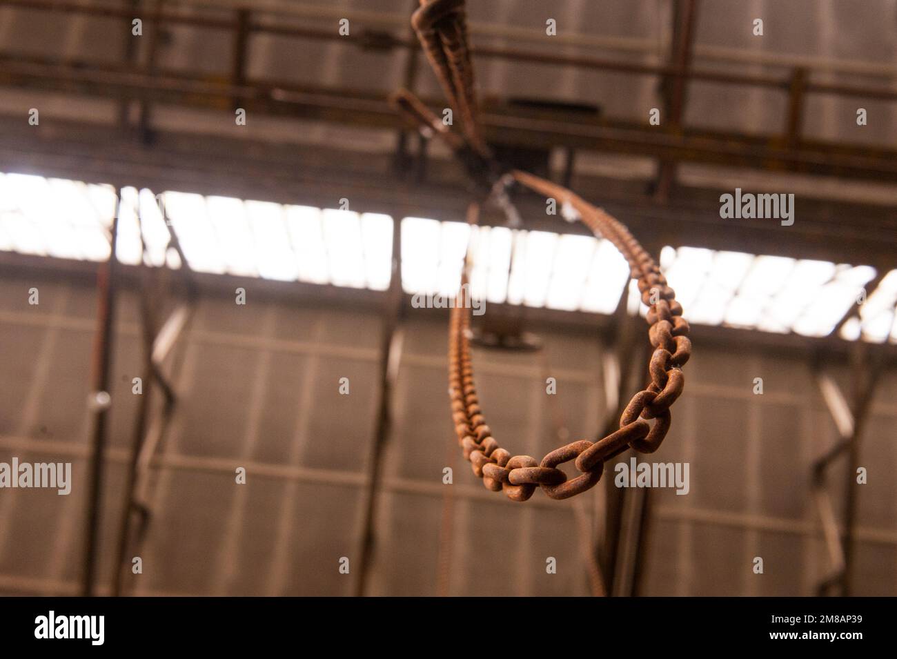Impression of an old factory complex near Gent Stock Photo - Alamy