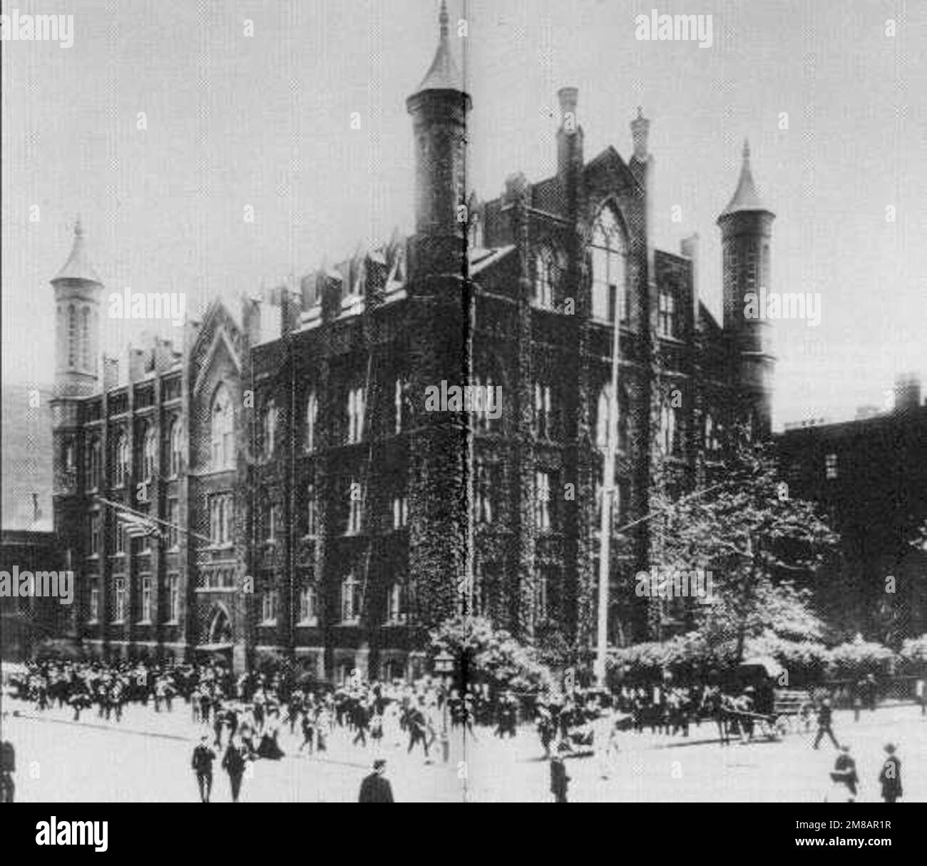 The Free Academy (1847) Manhattan, New York City Stock Photo - Alamy