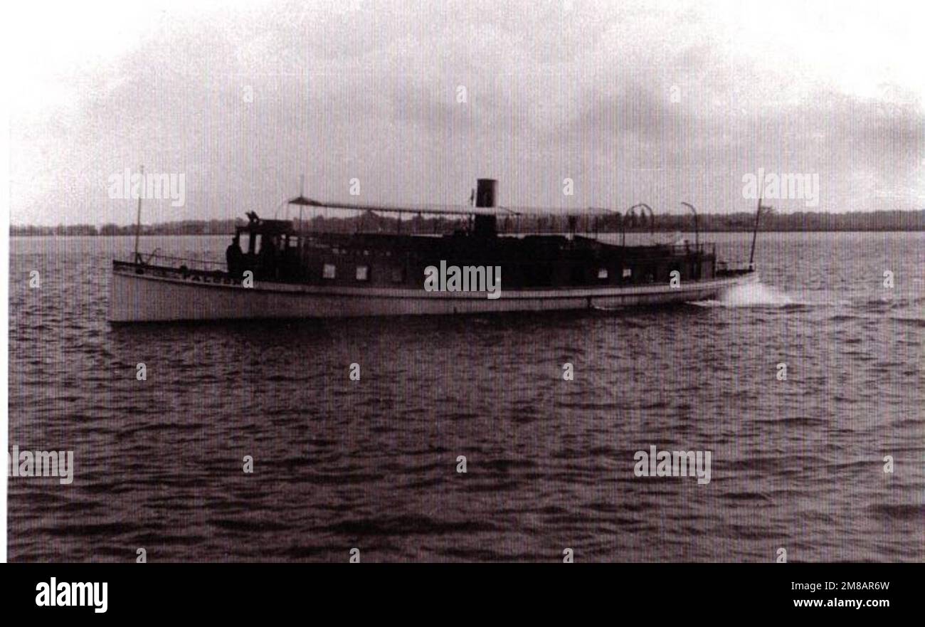 The Falcon, Falconwood Club's steamer built in 1860 Stock Photo - Alamy