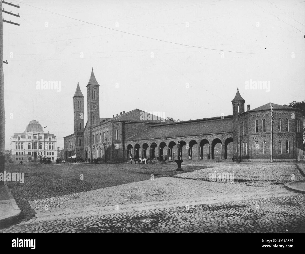 Providence Union Station, 1847–1896. Note the similarity in style to ...